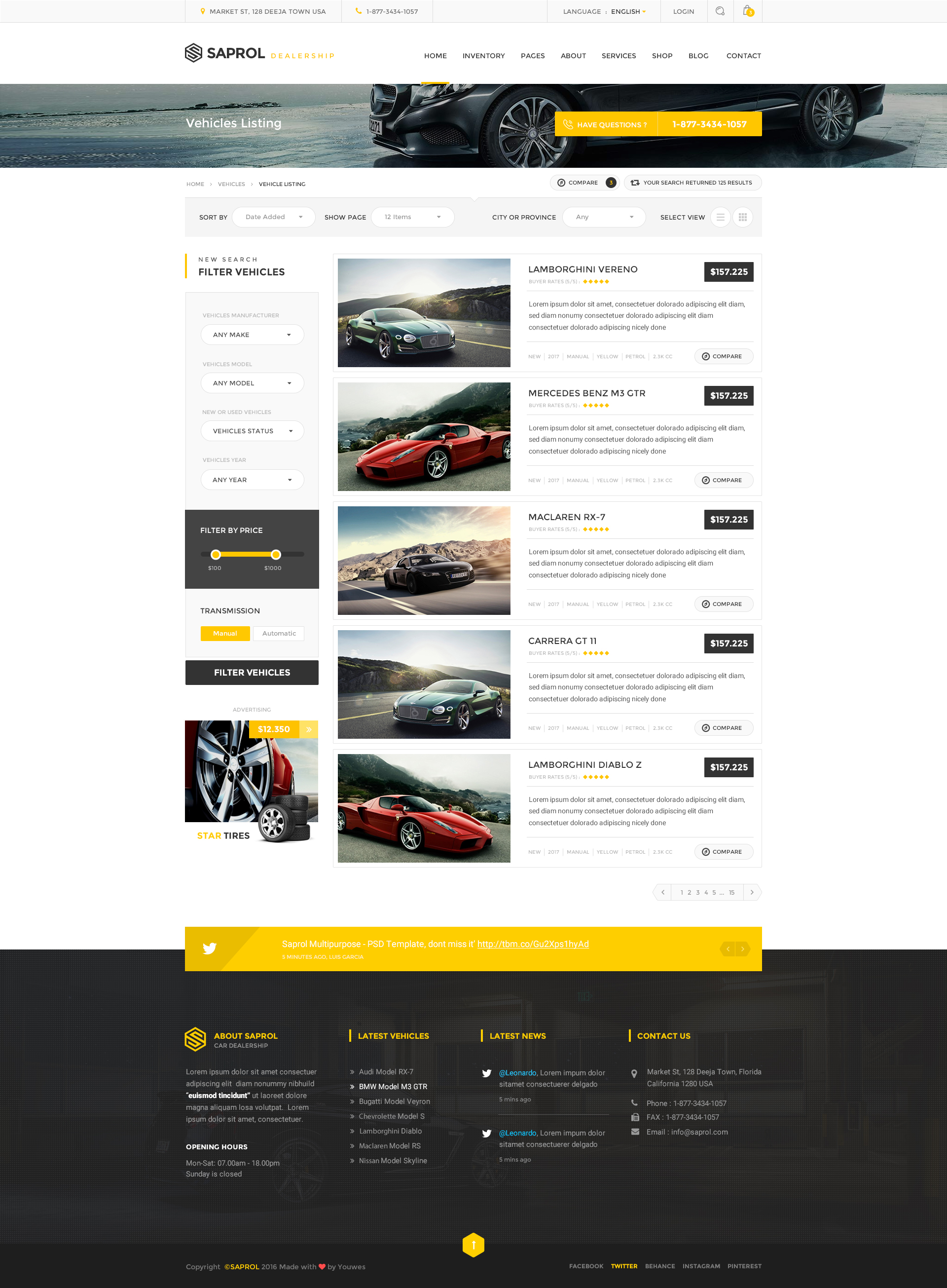 Saprol - Multi-Purpose PSD Template by youwes | ThemeForest